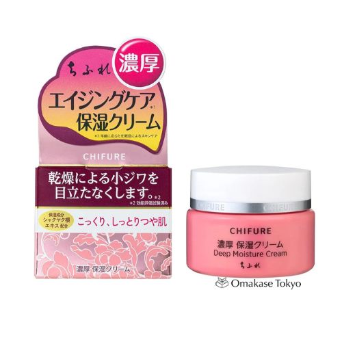 Chifure Rich Moisturizing Anti-Aging Cream 54G - Hydrating Skincare So – Omakase Tokyo