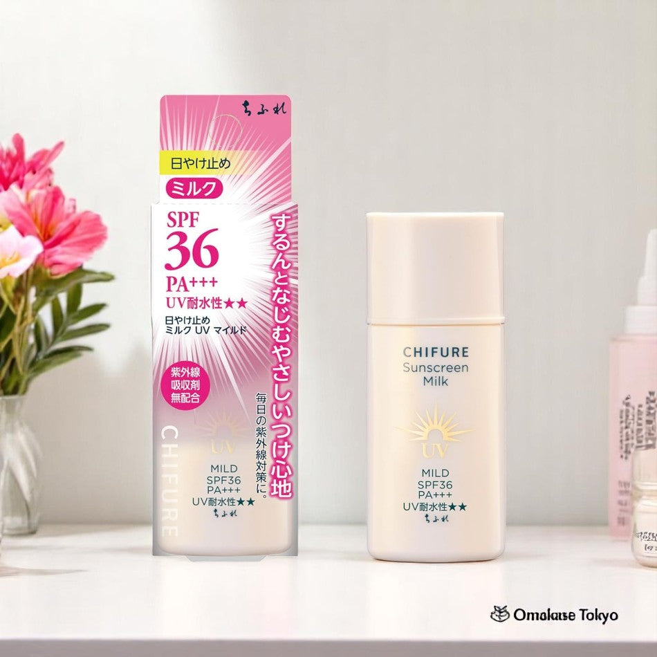 Chifure Sunscreen Milk UV Mild SPF36 30ml – Omakase Tokyo