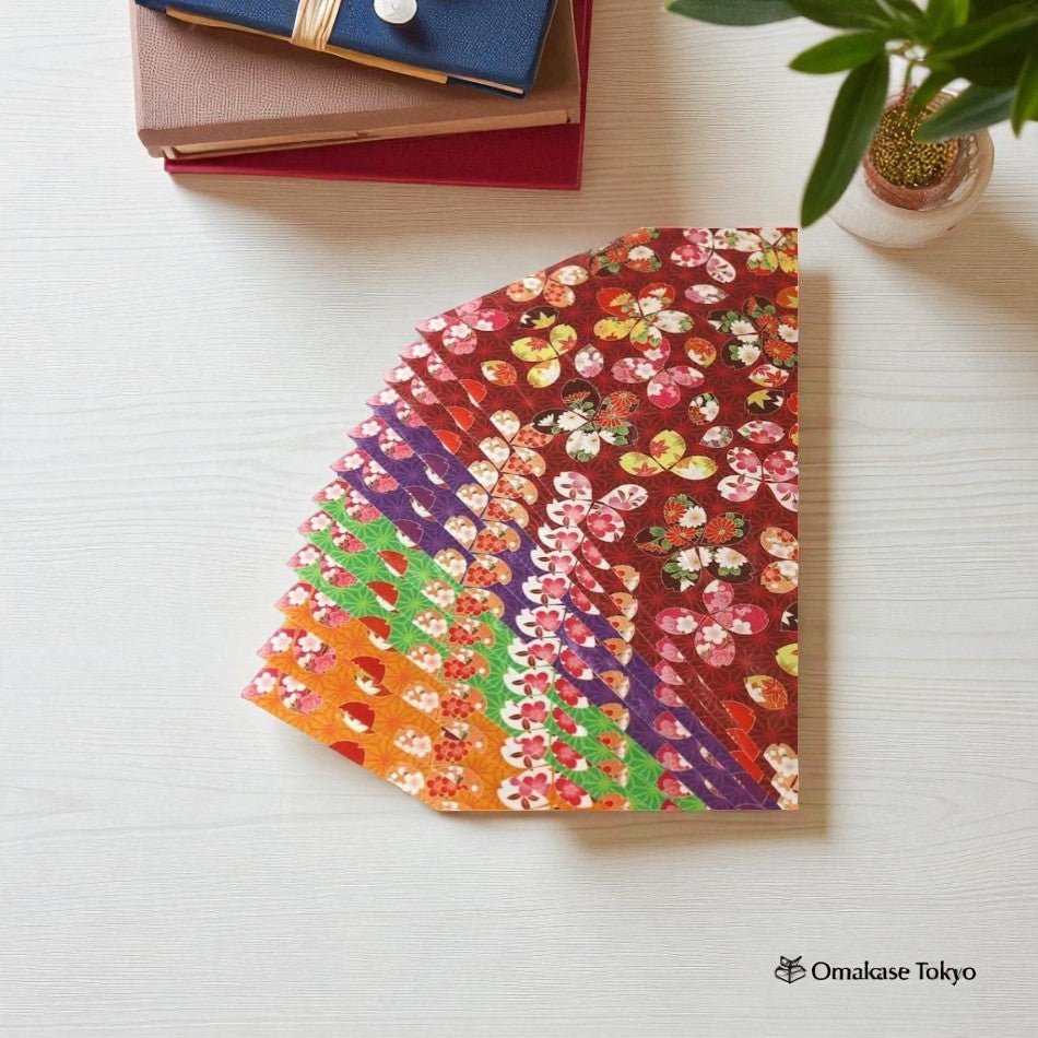 Japanese Washi Chiyogami Four Seasons Cherry Blossom – Omakase Tokyo
