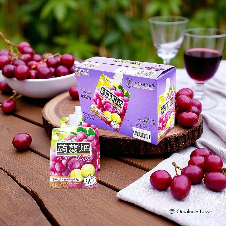 Mannanlife Konjac Batake Light Grape 150g x 6pk – Omakase Tokyo