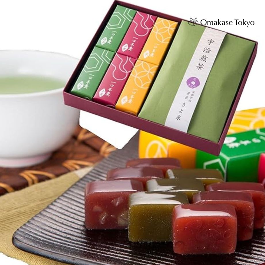 Kiyosen Yokan Japanese Sweets Gift set (Matcha, Chestnut, Azuki Red Be ...