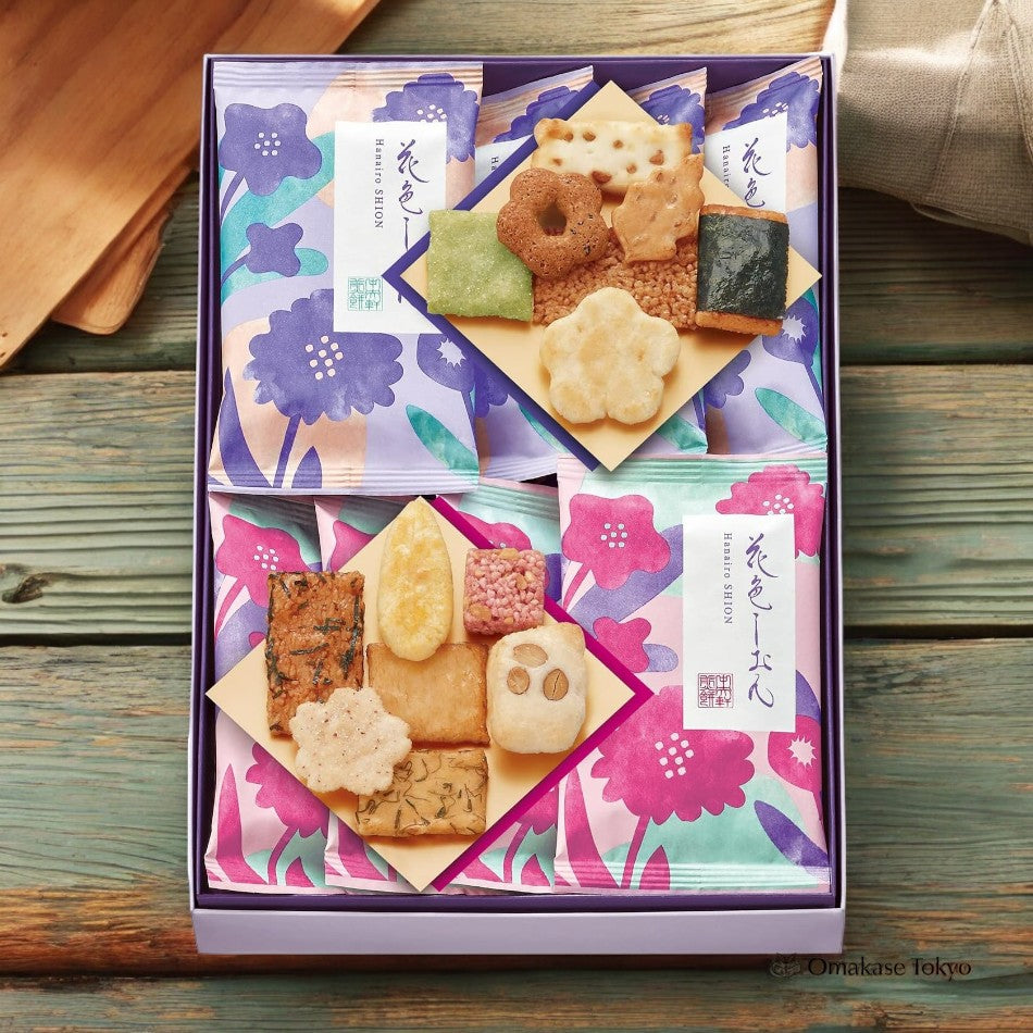 Chuoken Senbei Rice Cracker Assortment Hanairo Shion – Omakase Tokyo