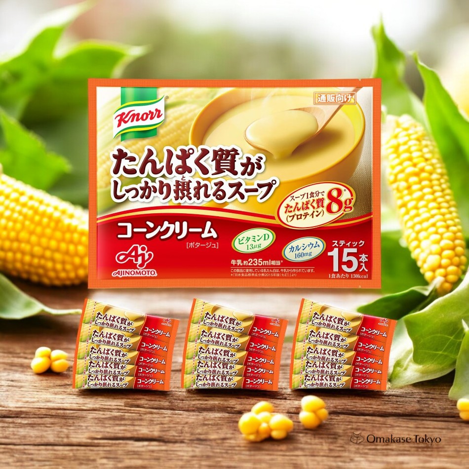 Knorr Protein-Rich Soup Corn Cream 15 Stick Pack – Omakase Tokyo