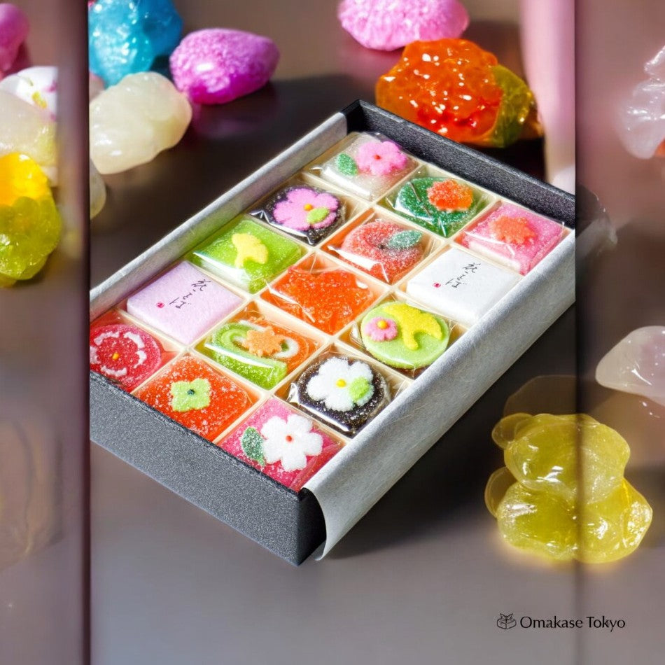 Fukuya Hanazono Jelly & Rakugan Assortment (15 pcs) – Omakase Tokyo