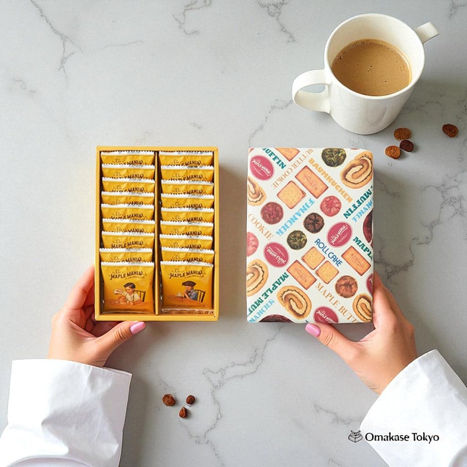 The Maple Mania Maple Butter Cookies – 18 Pieces – Omakase Tokyo