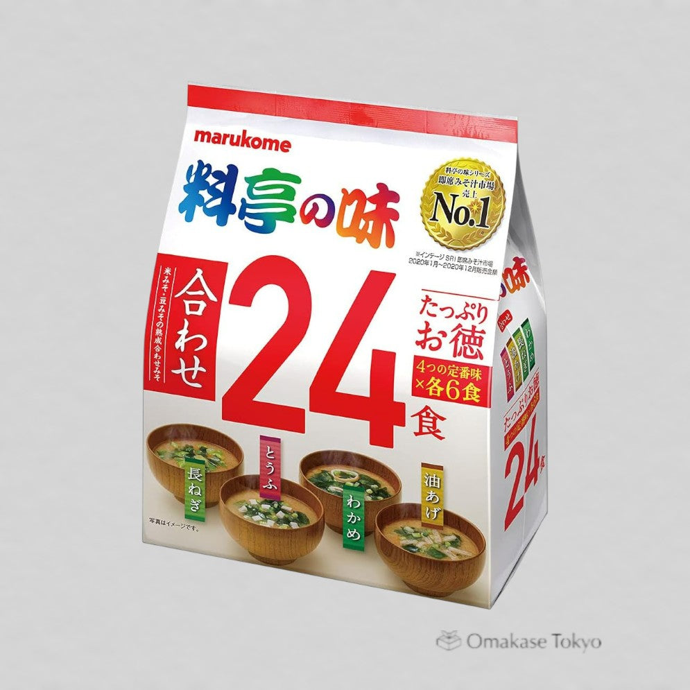 Marukome Miso Soup 6 Packs 24 Servings – Omakase Tokyo