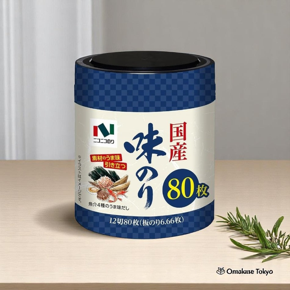 Nico Nico Nori Japanese Ajinori 80 Sheets 12 Cuts – Omakase Tokyo