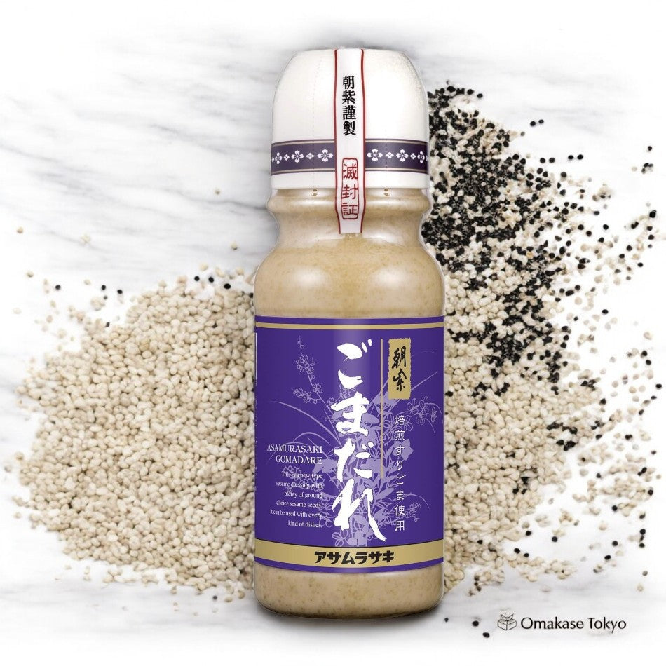 Asamurasaki Sesame Sauce Japanese Gomadare Dressing 350ml – Omakase Tokyo