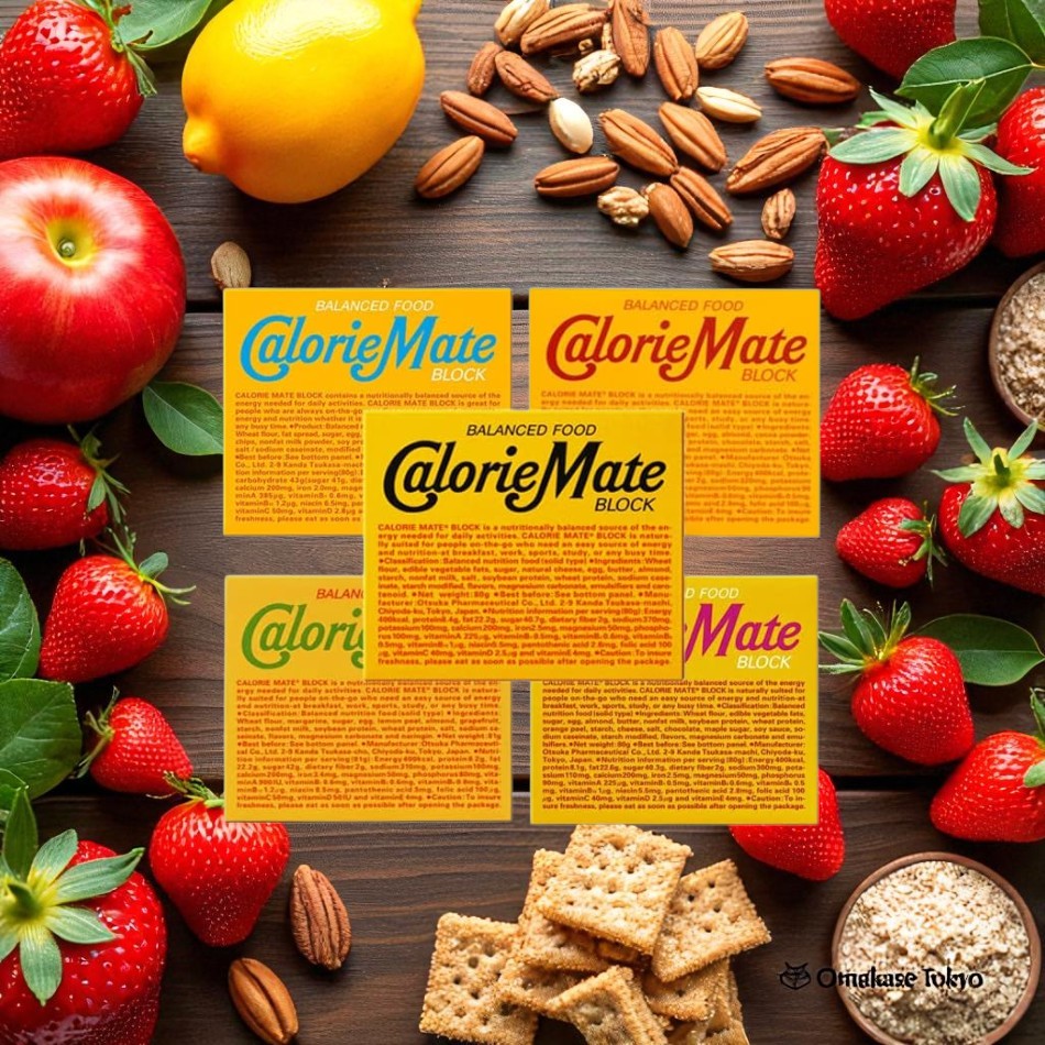 Calorie Mate Blocks, 5 Assorted Types x 2, 10 Boxes – Omakase Tokyo