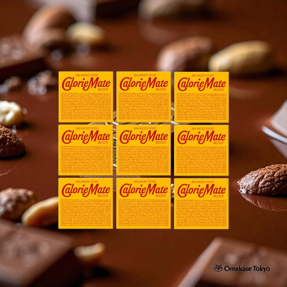Calorie Mate Blocks, Chocolate Flavor, 4 x 9 Packs – Omakase Tokyo