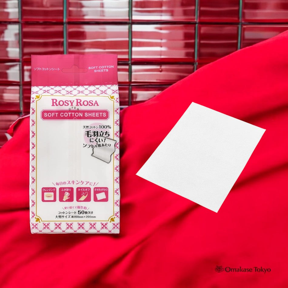ROSY ROSA Soft Cotton Sheets 50 Sheets – Omakase Tokyo