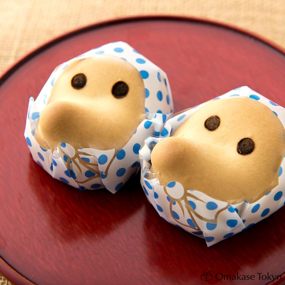 Dojyou Sukui Hyottoko Face White Bean Manjyu – Omakase Tokyo