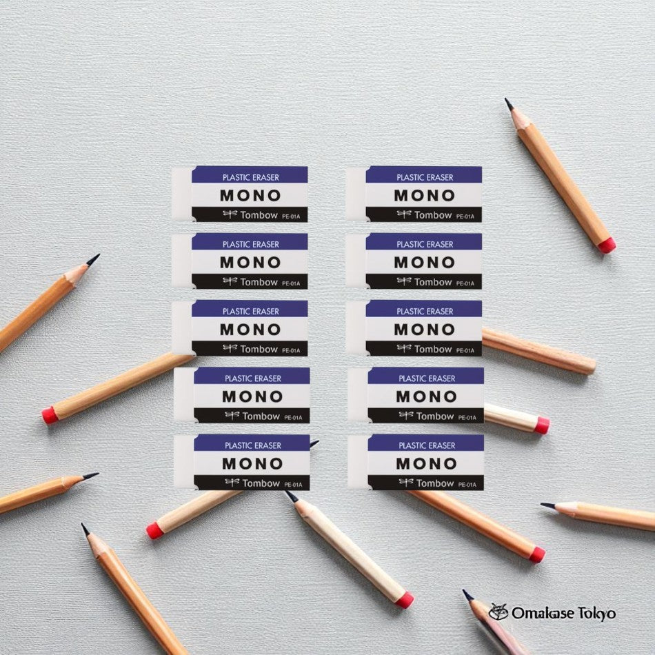 Tombow MONO PE01 Eraser 10 Pieces – Omakase Tokyo