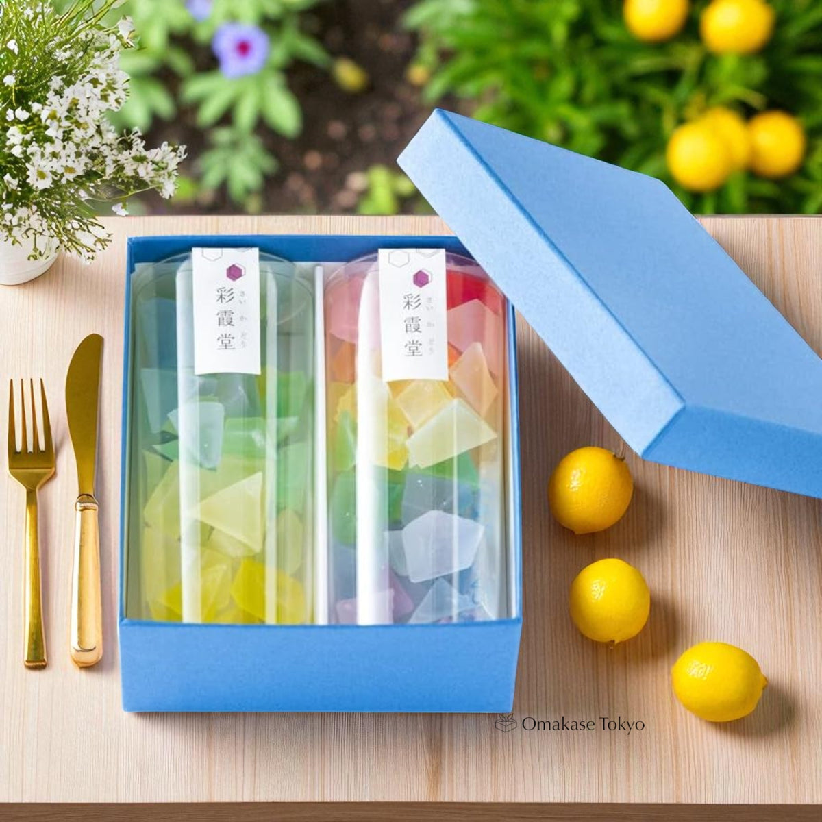 Saikadou Kohakutou Lemon Gift Box – Omakase Tokyo