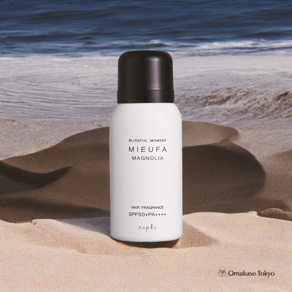 Napla Mieufa Hair Fragrance UV Spray Magnolia Scented Sunscreen SPF50+ – Omakase Tokyo