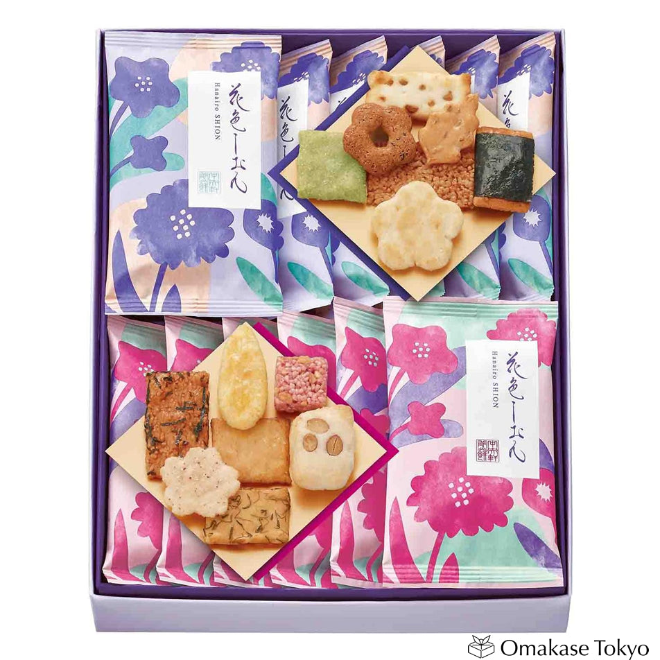 Chuoken Senbei Rice Cracker Assortment Hanairo Shion – Omakase Tokyo
