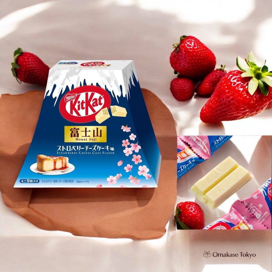 Nestle KitKat Mini Strawberry Cheesecake Mt.Fuji Pack – Omakase Tokyo