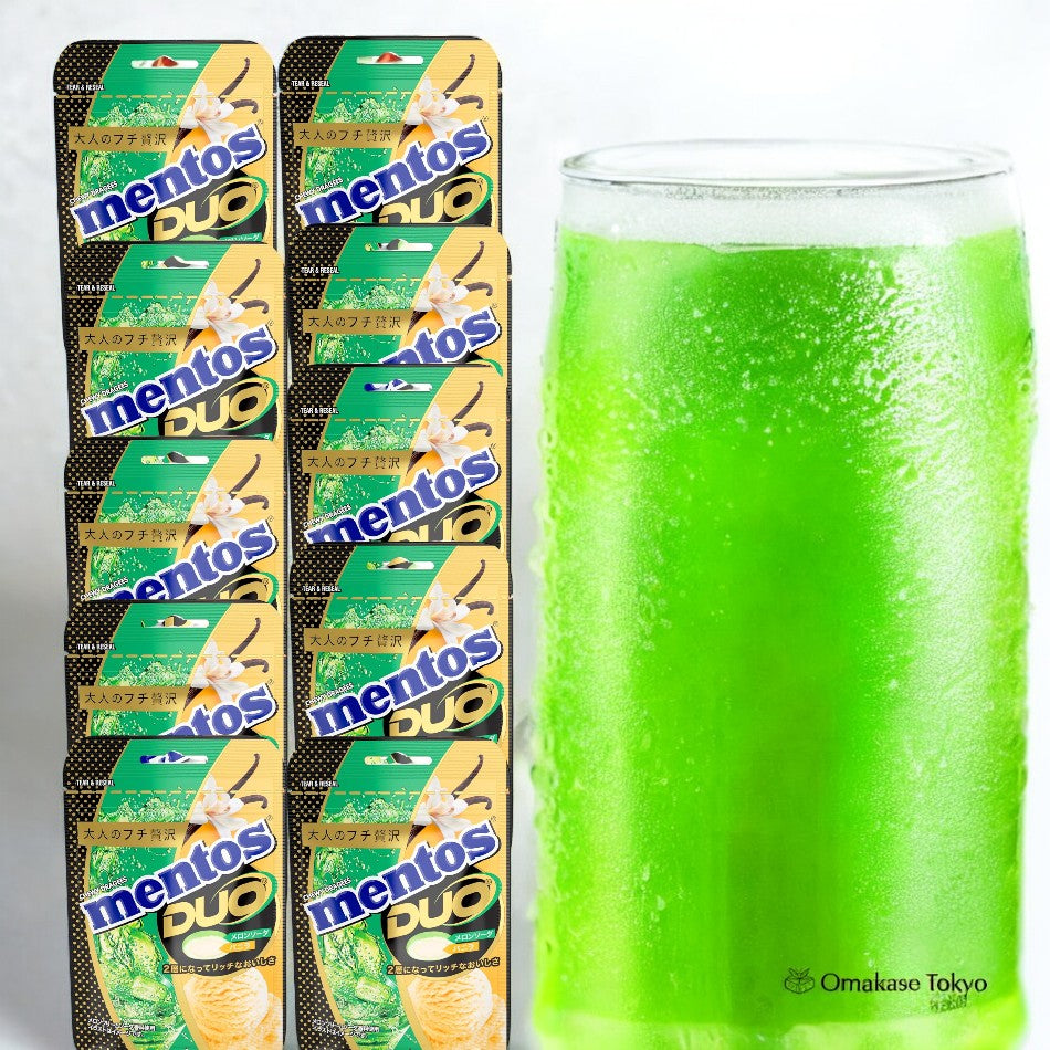 Kracie Mentos DUO Melon Soda & Vanilla 10 Packs – Omakase Tokyo