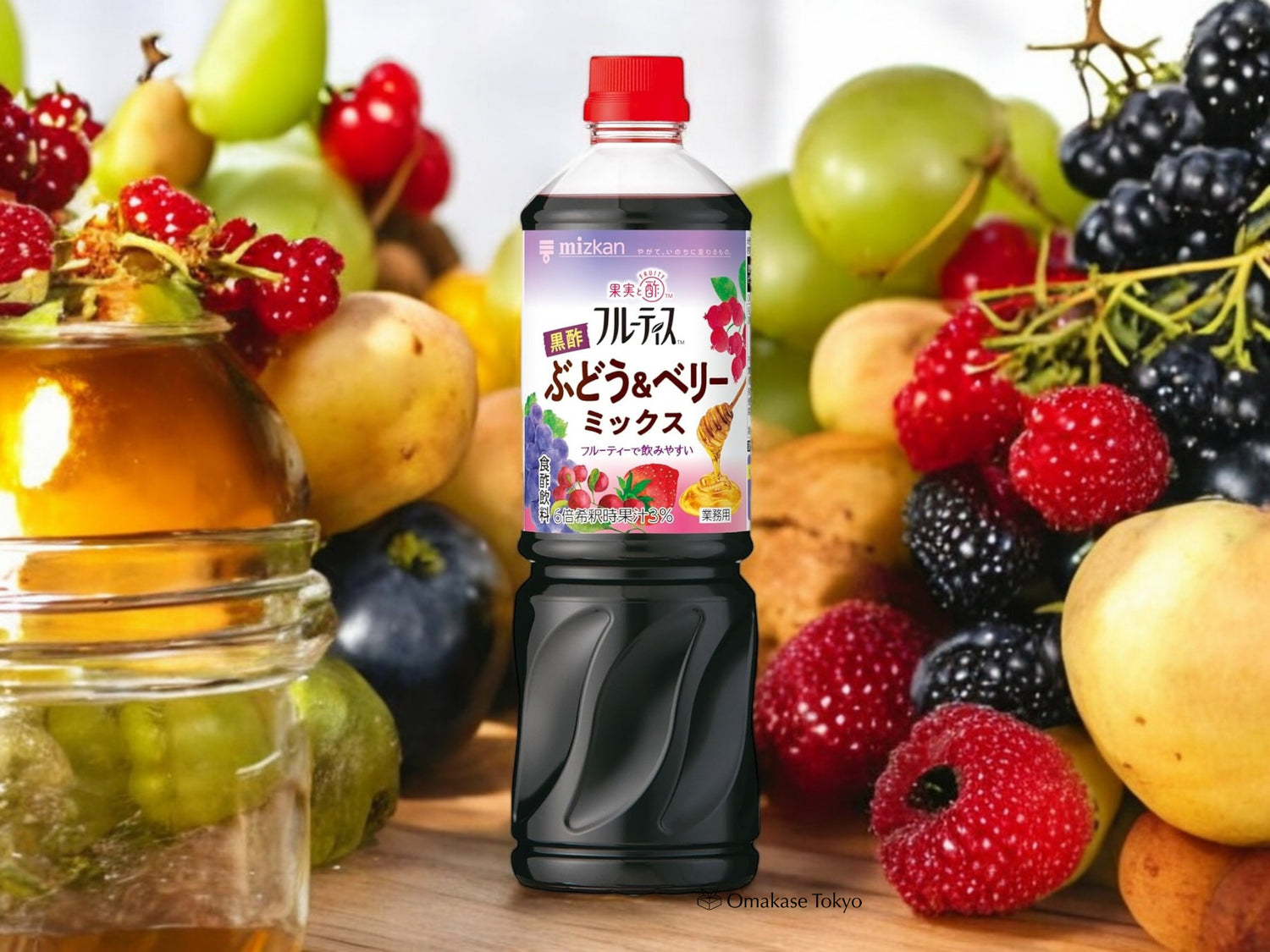 Mizkan Fruitis Black Vinegar Grape & Berry – Omakase Tokyo