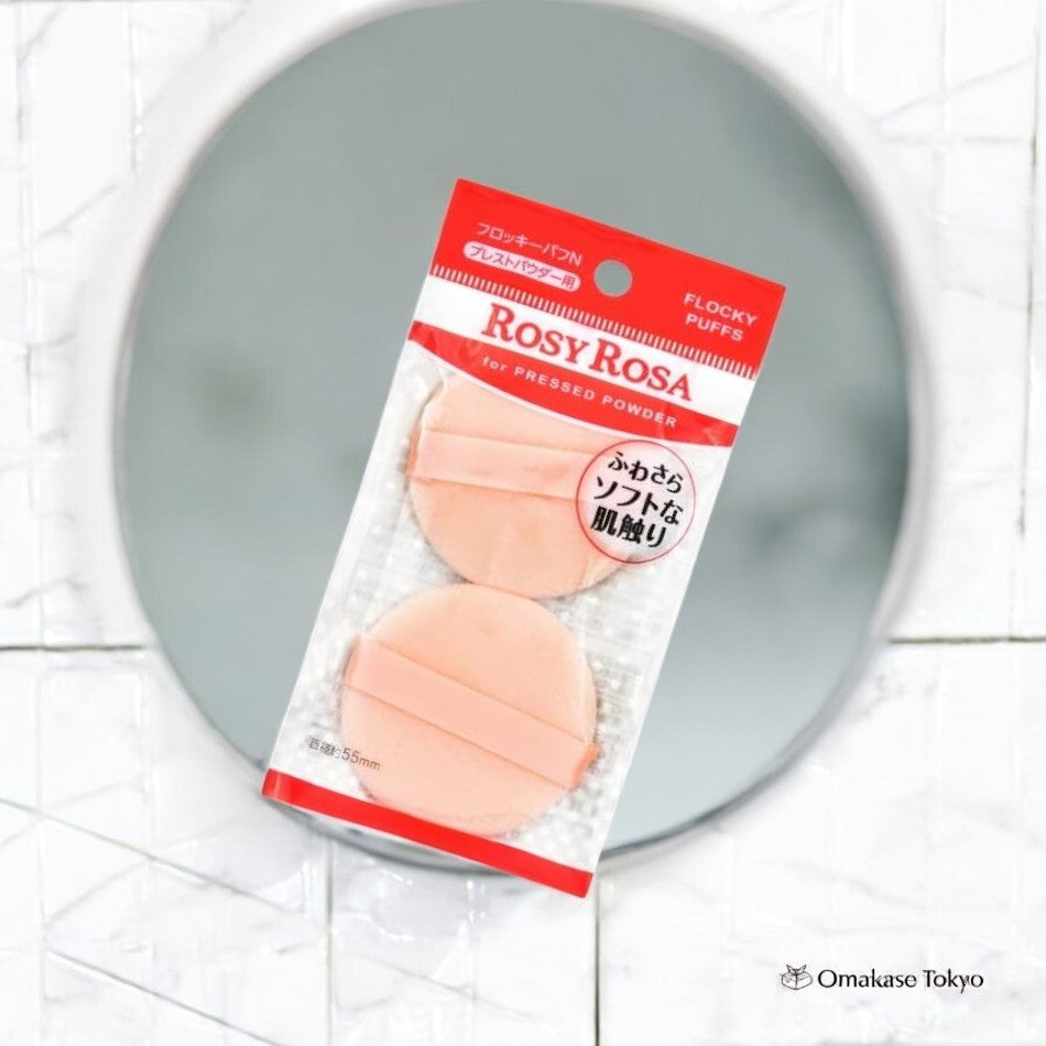 ROSY ROSA Fluffy Flocked Puff N (2P) – Omakase Tokyo