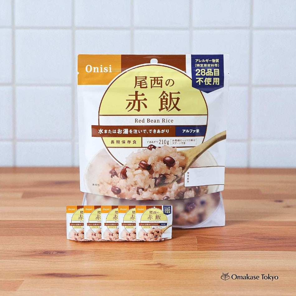 Bisai Foods Alpha Rice, 5 Packets, Red Rice – Omakase Tokyo