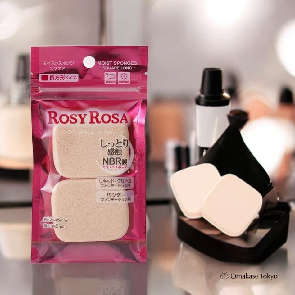 ROSY ROSA Moist Sponge 2P (Square L) – Omakase Tokyo
