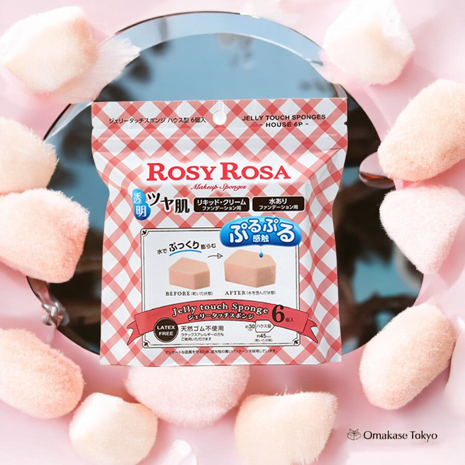 ROSY ROSA Jelly Touch Sponge 6pcs – Omakase Tokyo