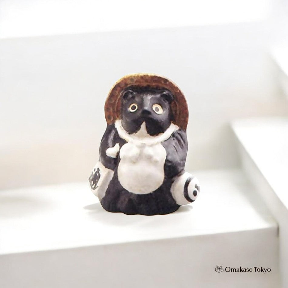 Shigaraki Ware Figurine – Mini Tanuki – Omakase Tokyo